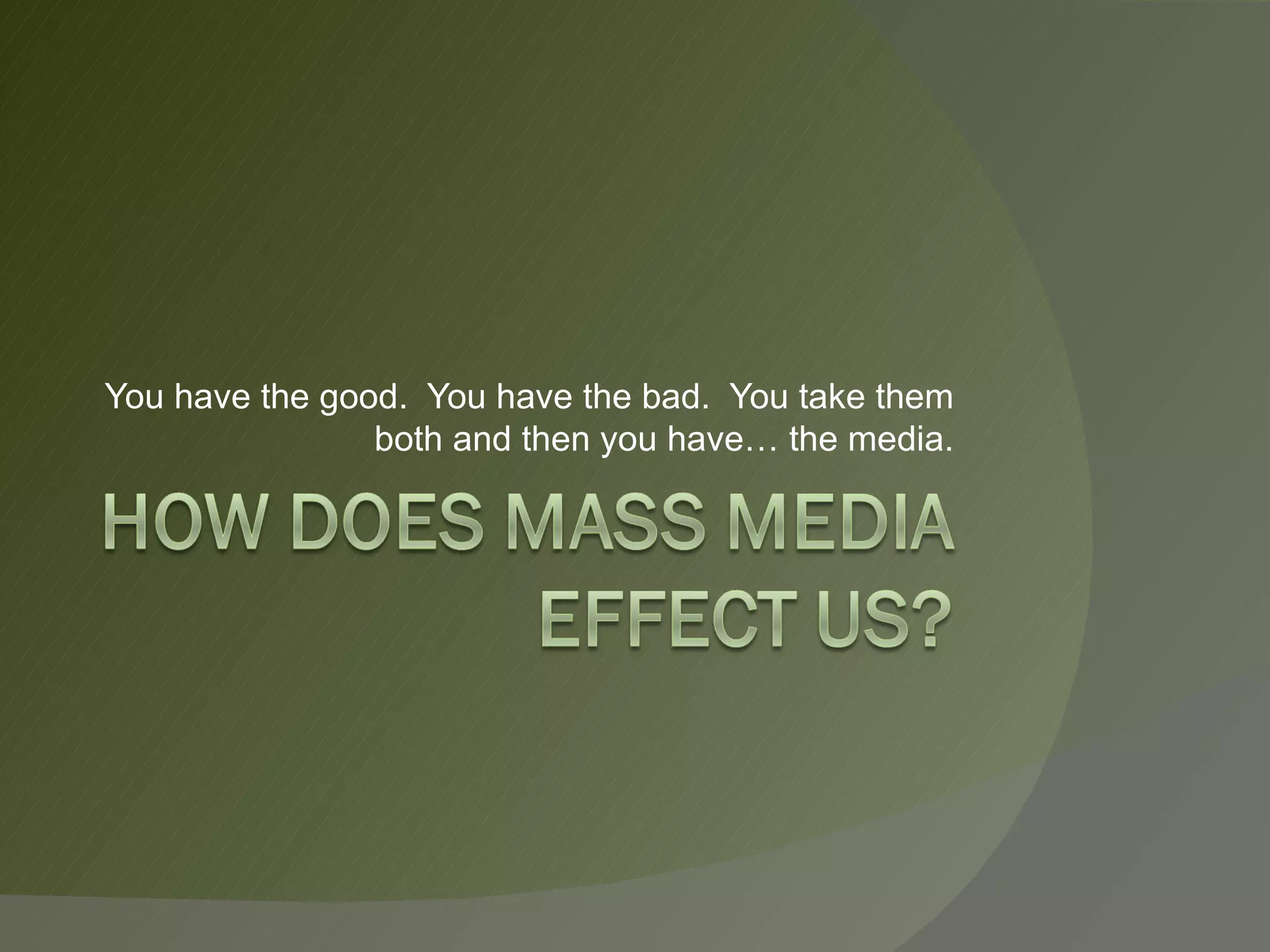 Part 1 of Mass Communication Powerpoint by Marty | PPT