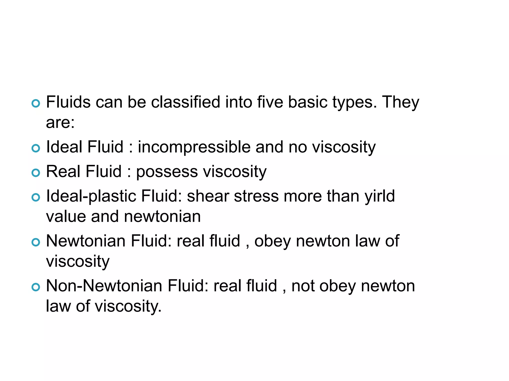 Fluid Mechanics : Properties of fluid: numerical : part 1 | PPTX