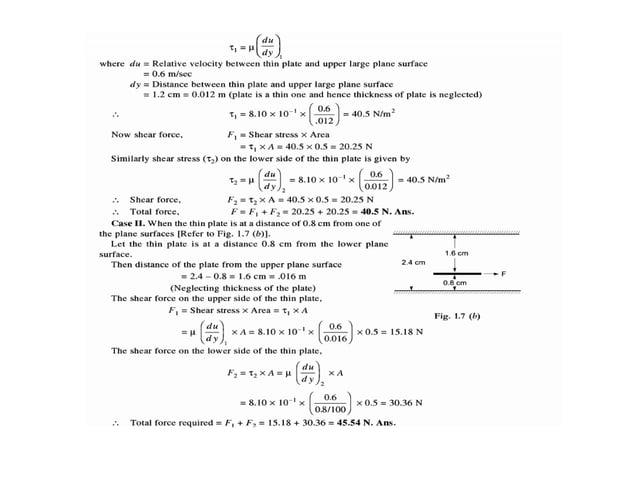 Fluid Mechanics : Properties of fluid: numerical : part 1 | PPTX