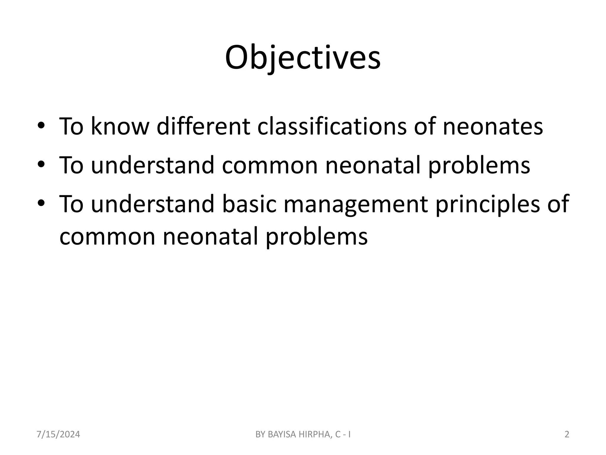 PART-1. NEONATAL CLASSIFICATION & COMMON PROBLEMS.pptx