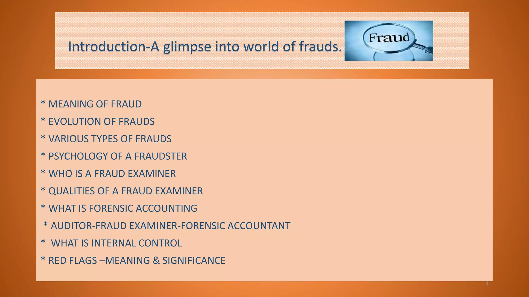 Part 1- FRAUD AWARENESS -LESSONS-PART-1 | PPTX
