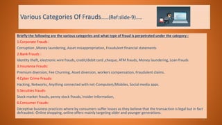 Part 1-frauds | PPTX