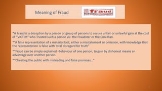 Part 1-frauds | PPTX