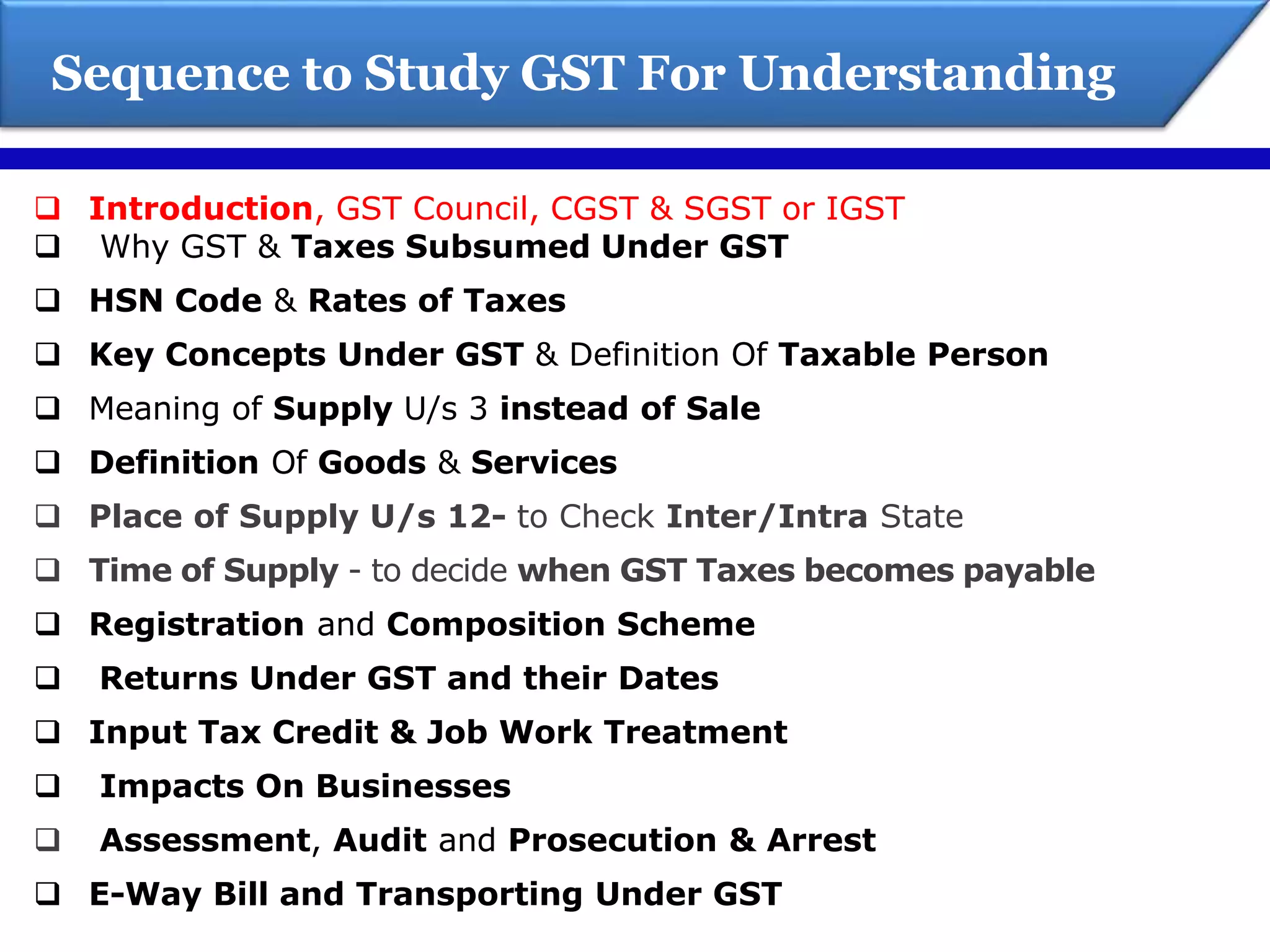 Part 1-GST-introduction | PPT