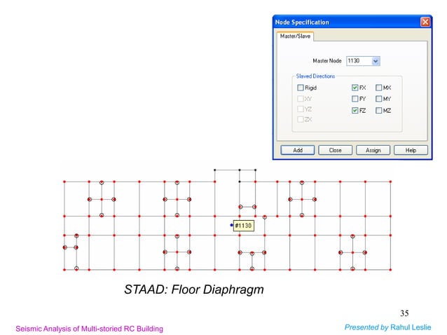 Part-I: Seismic Analysis/Design of Multi-storied RC Buildings using STAAD.Pro & ETABS according ...