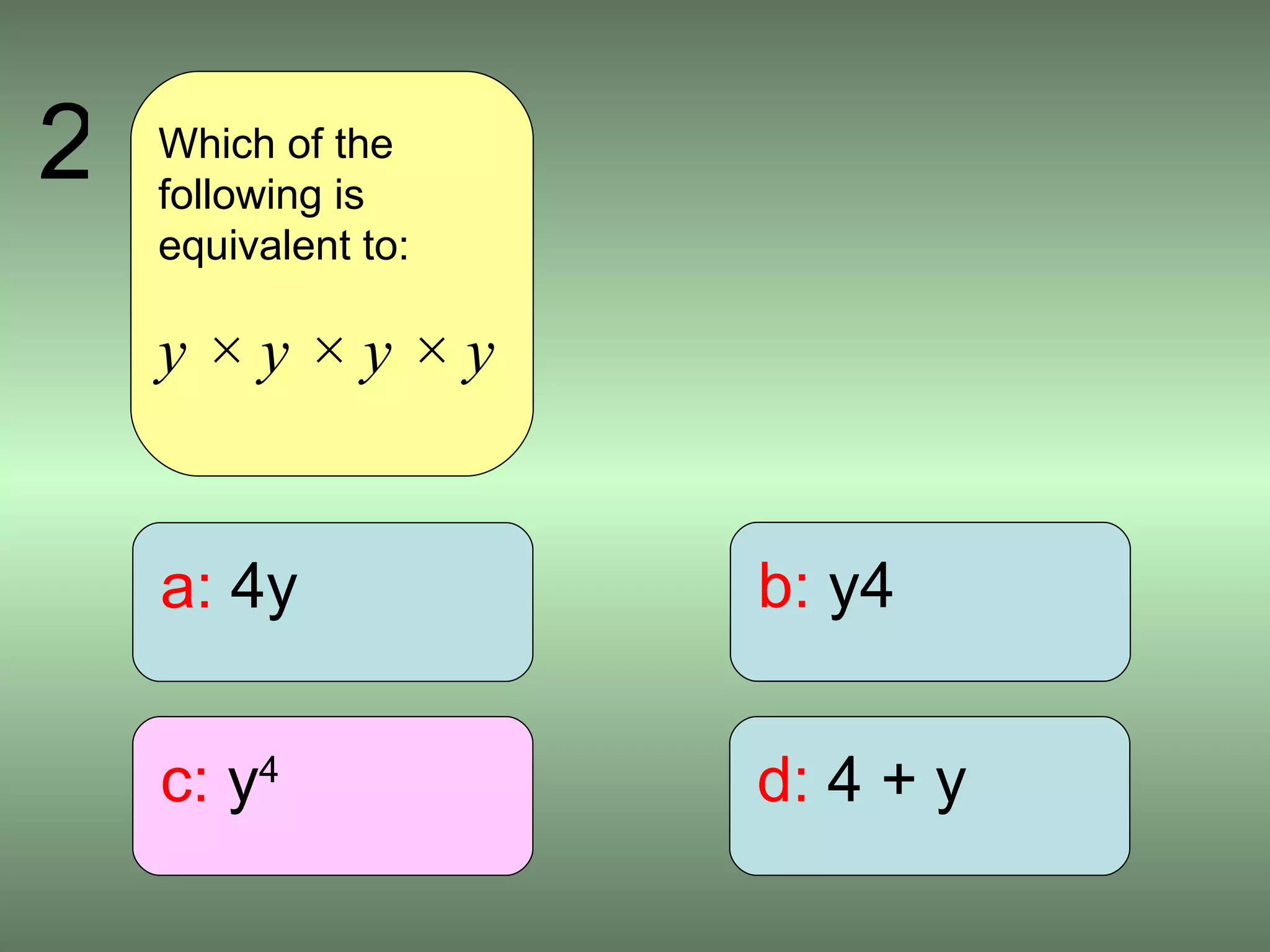 Part 1 Algebra Simplify Ppt
