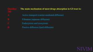 Pharmacology MCQ series Part -15 by NIVIM | PPTX
