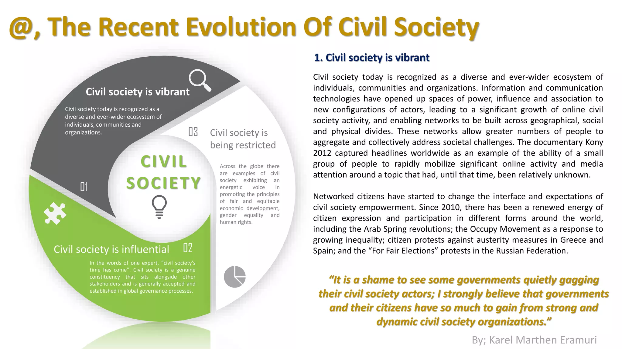 Part 1 deep dive; the future role of civil society | PDF