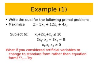 Duality in Linear Programming Problem | PDF