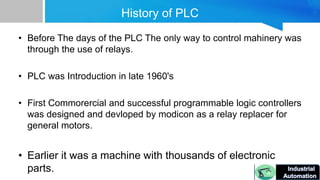 Part 1 History Of PLC. | PPTX
