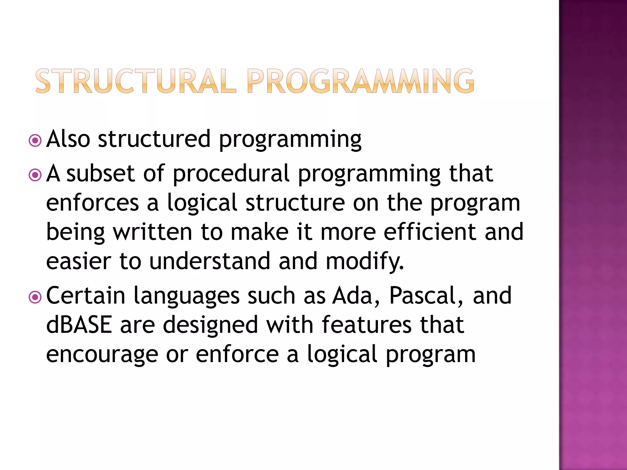 Introduction To Object Oriented Language Ppt