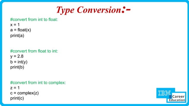 Part 1 Python Introduction Variables Data Types Numeric String Booleanpptxpdf