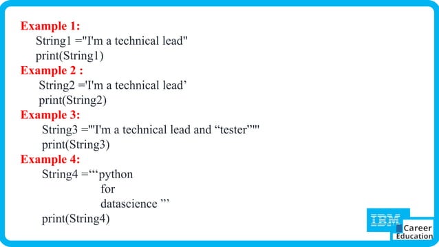 Part 1 Python Introduction Variables Data Types Numeric String Booleanpptxpdf