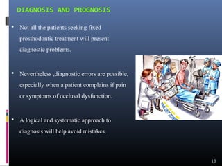 Part 2 diagnosis & T/t plannning in FPD | PPT