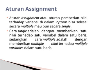 mengenal bahasa python untuk pemula di sekolah | PPTX