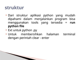 mengenal bahasa python untuk pemula di sekolah | PPT