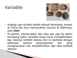 mengenal bahasa python untuk pemula di sekolah | PPTX