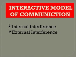 Type's of communication model's and how the field of experience work's ...