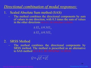 Part-II: Seismic Analysis/Design of Multi-storied RC Buildings using ...