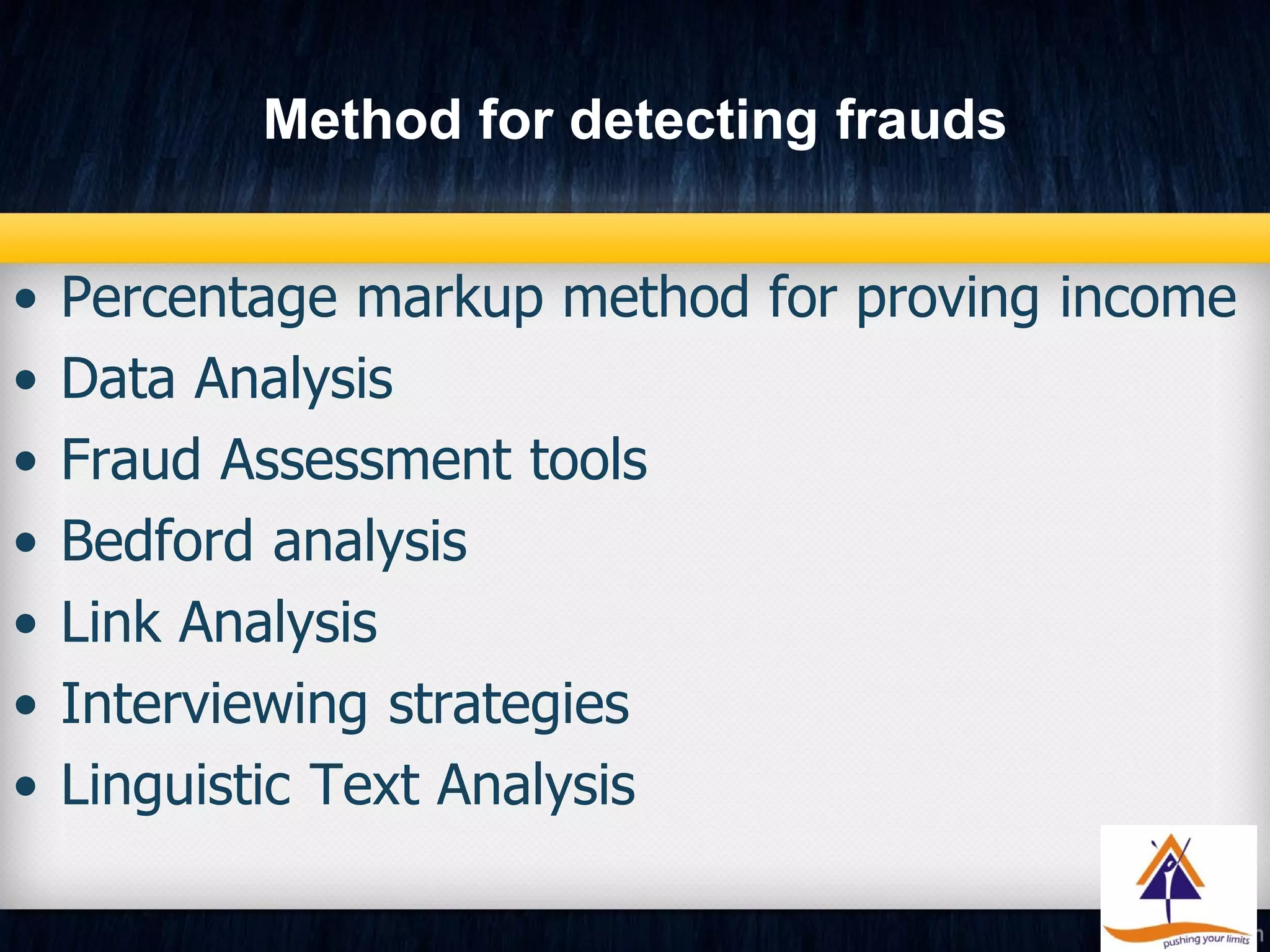 Fraud Risk Assessment Detection And Prevention Part 2 Ppt