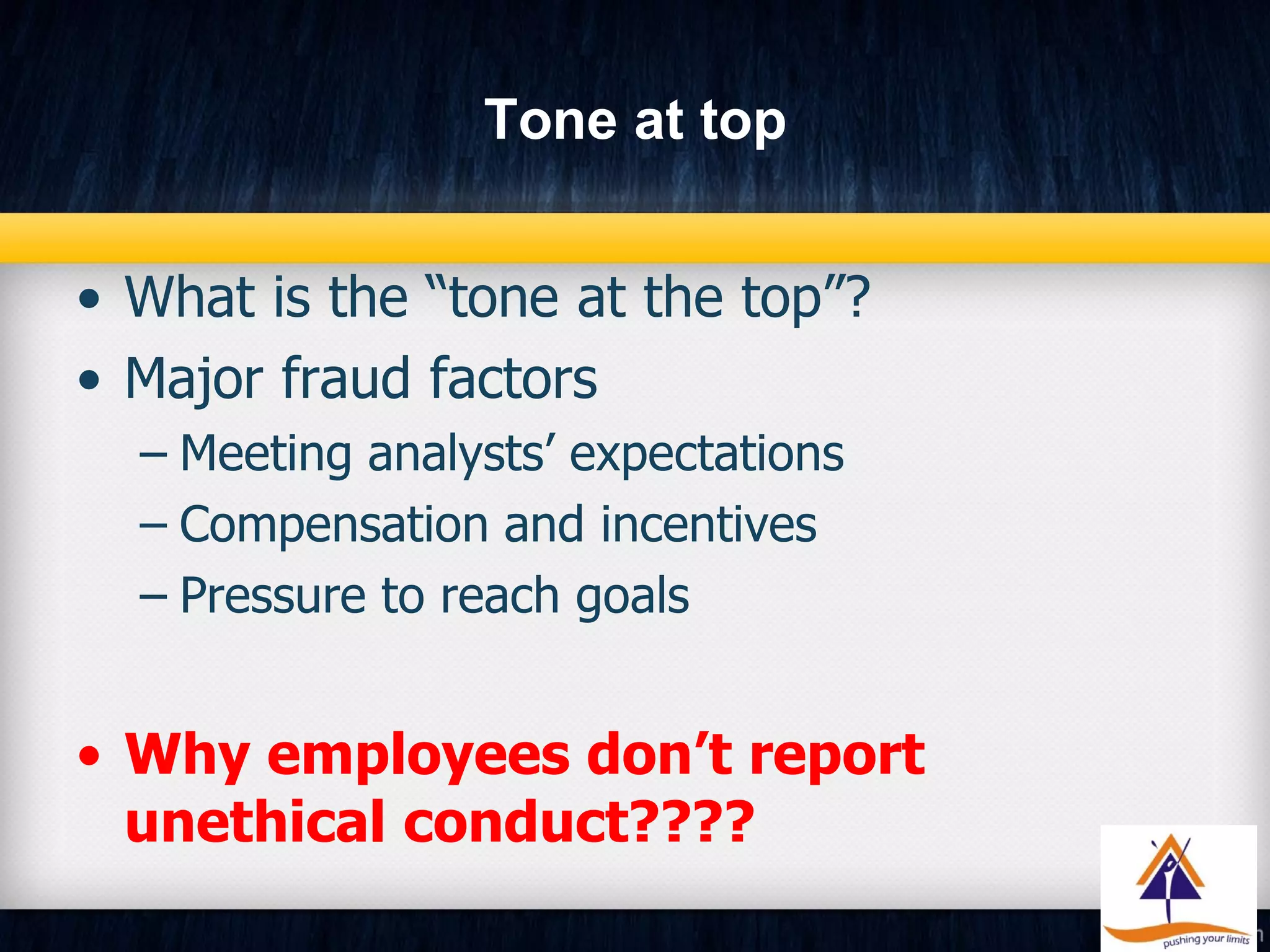 Fraud Risk Assessment Detection And Prevention Part 2 Ppt