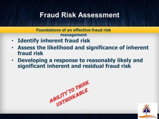 Fraud Risk Assessment- detection and prevention- Part- 2, | PPT