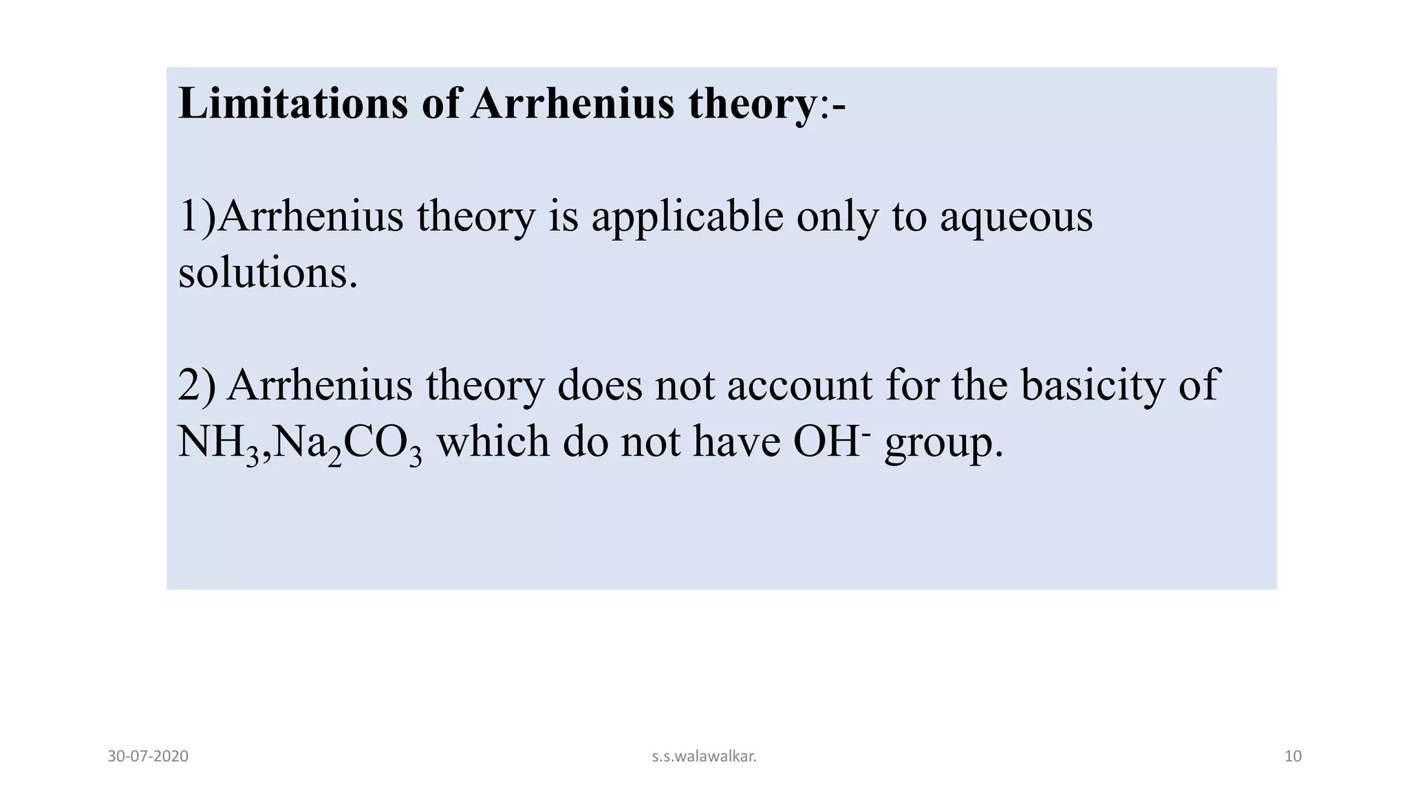Ionic Equilibria | Arrhenius Theory | Chemistry Class 12 | Mrs ...