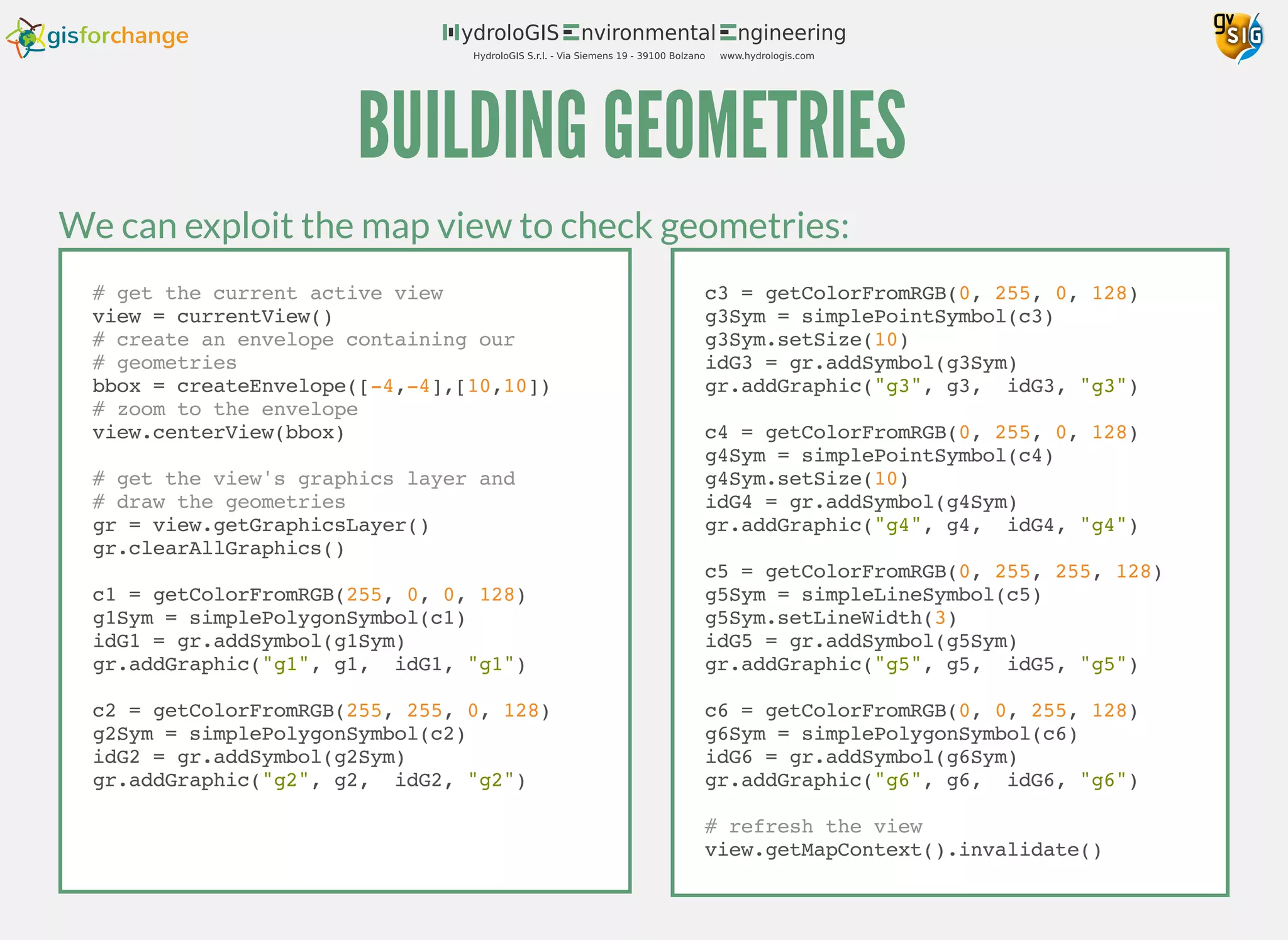 PART 4: GEOGRAPHIC SCRIPTING | PPT