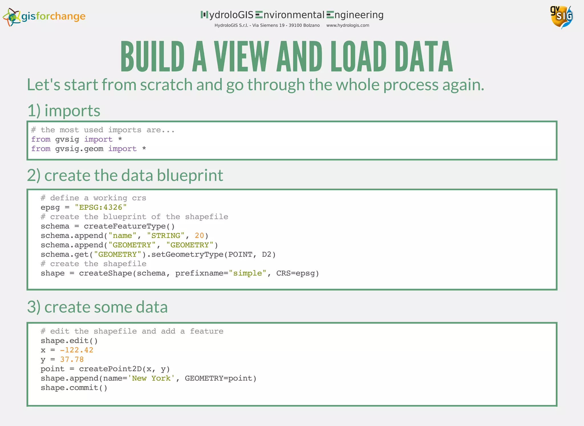 PART 4: GEOGRAPHIC SCRIPTING | PPT