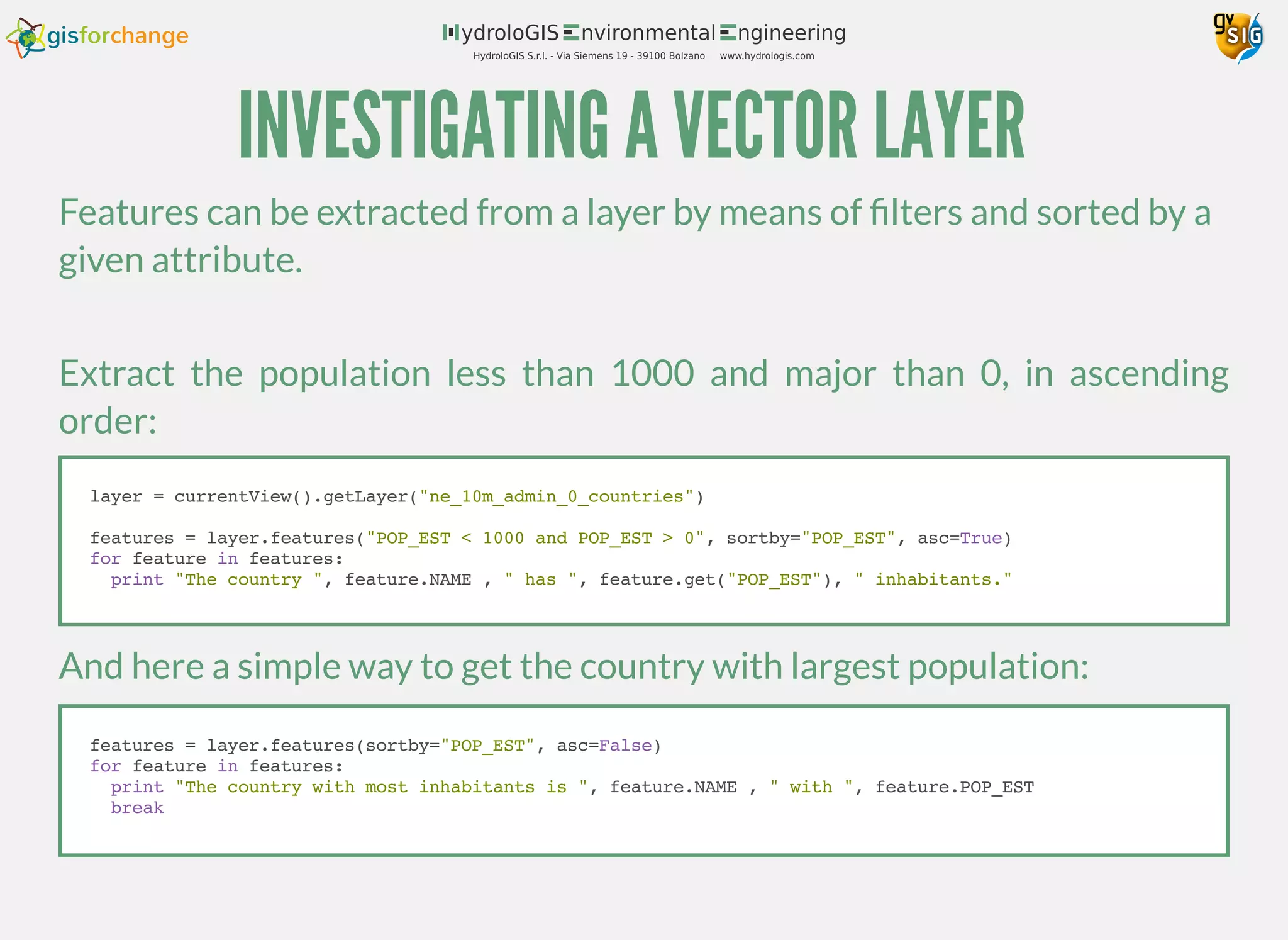PART 4: GEOGRAPHIC SCRIPTING | PPT
