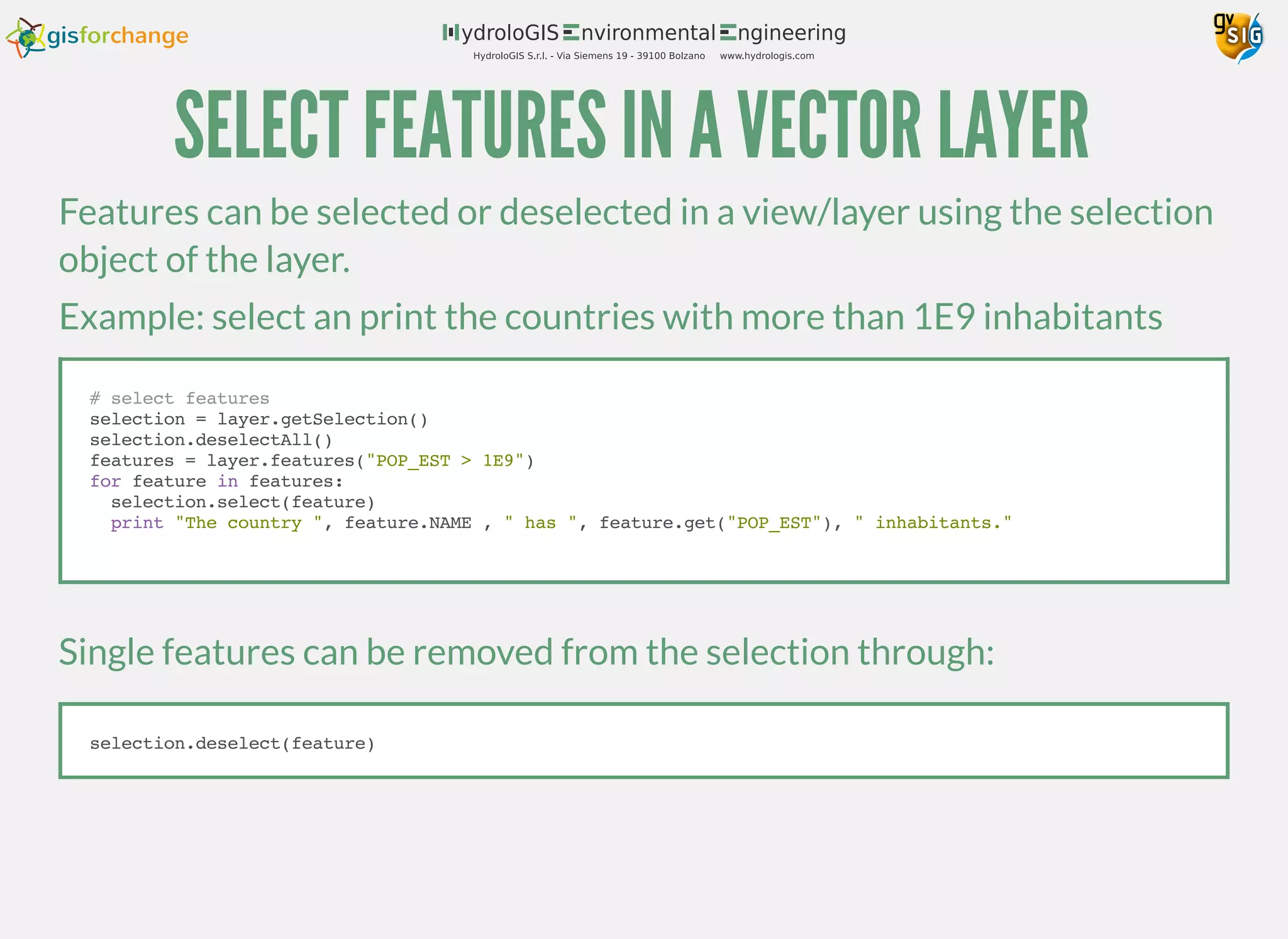 PART 4: GEOGRAPHIC SCRIPTING | PPT