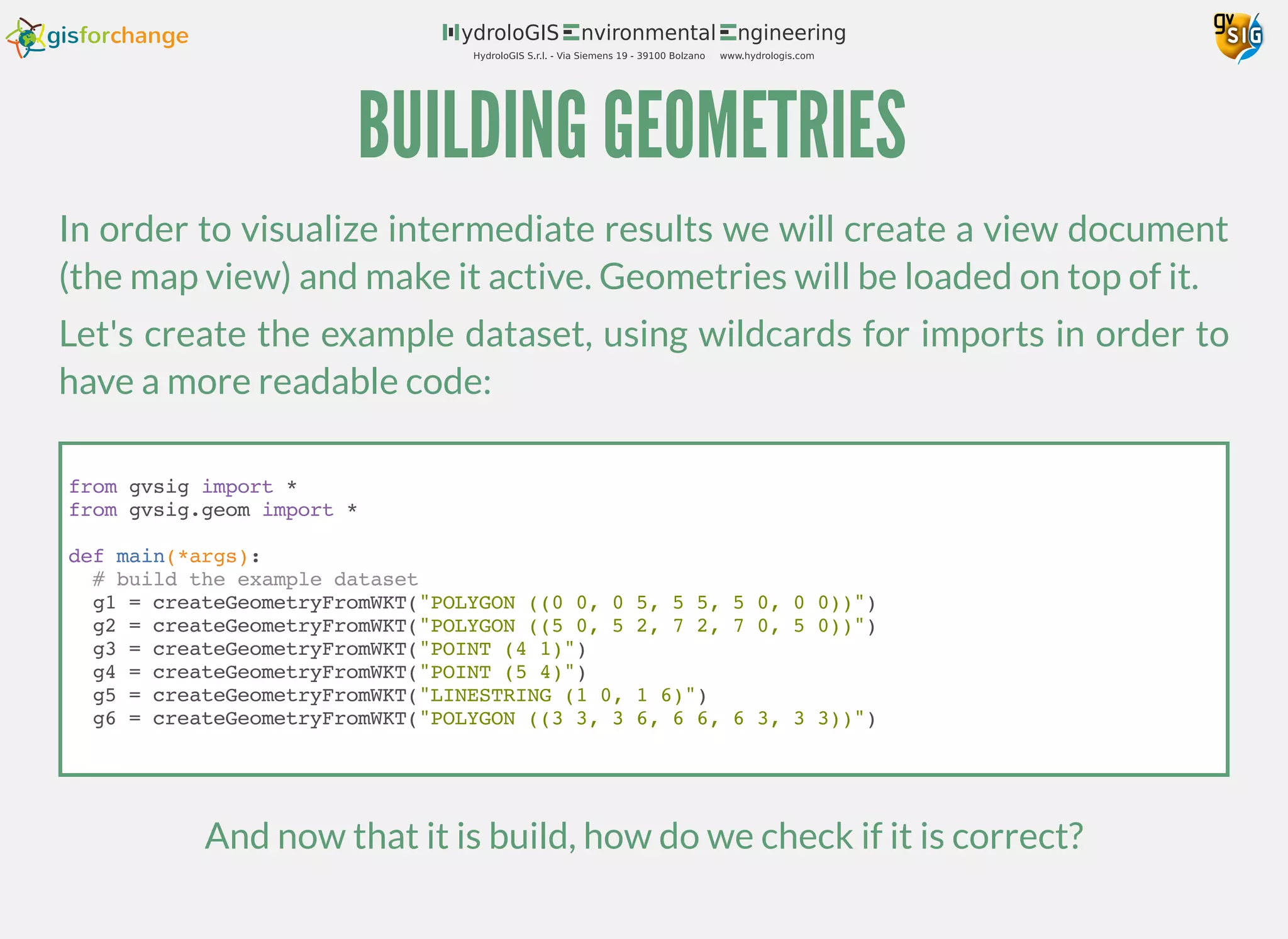 PART 4: GEOGRAPHIC SCRIPTING | PPT