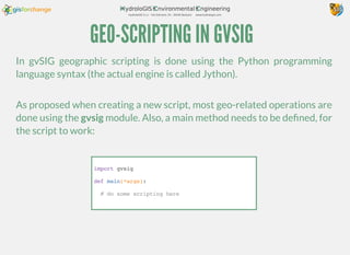 PART 4: GEOGRAPHIC SCRIPTING | PPT