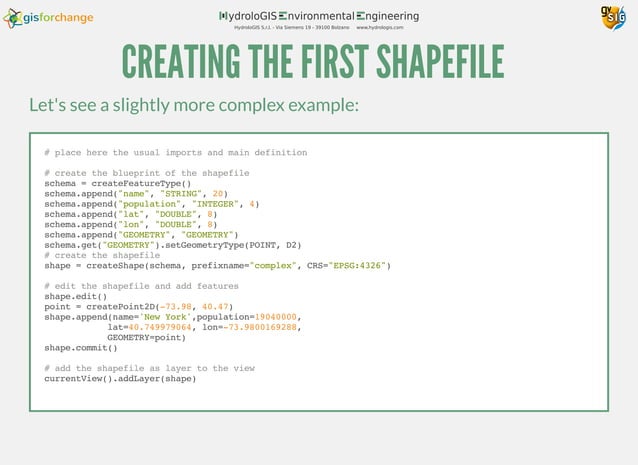 PART 4: GEOGRAPHIC SCRIPTING | PPT