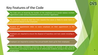 The Occupational Safety, Health and Working Conditions Code, 2020 ...