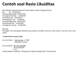 Part-7- Analisis-Rasio-Keuangan perusahaan | PDF