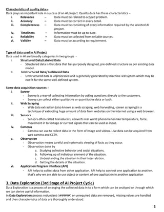 Unit–1- Revisiting AI Project Cycle & Ethical | PDF