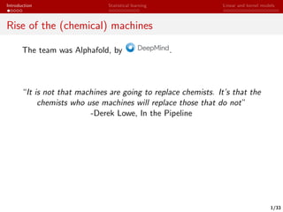 Machine Learning in Chemistry: Part I | PDF
