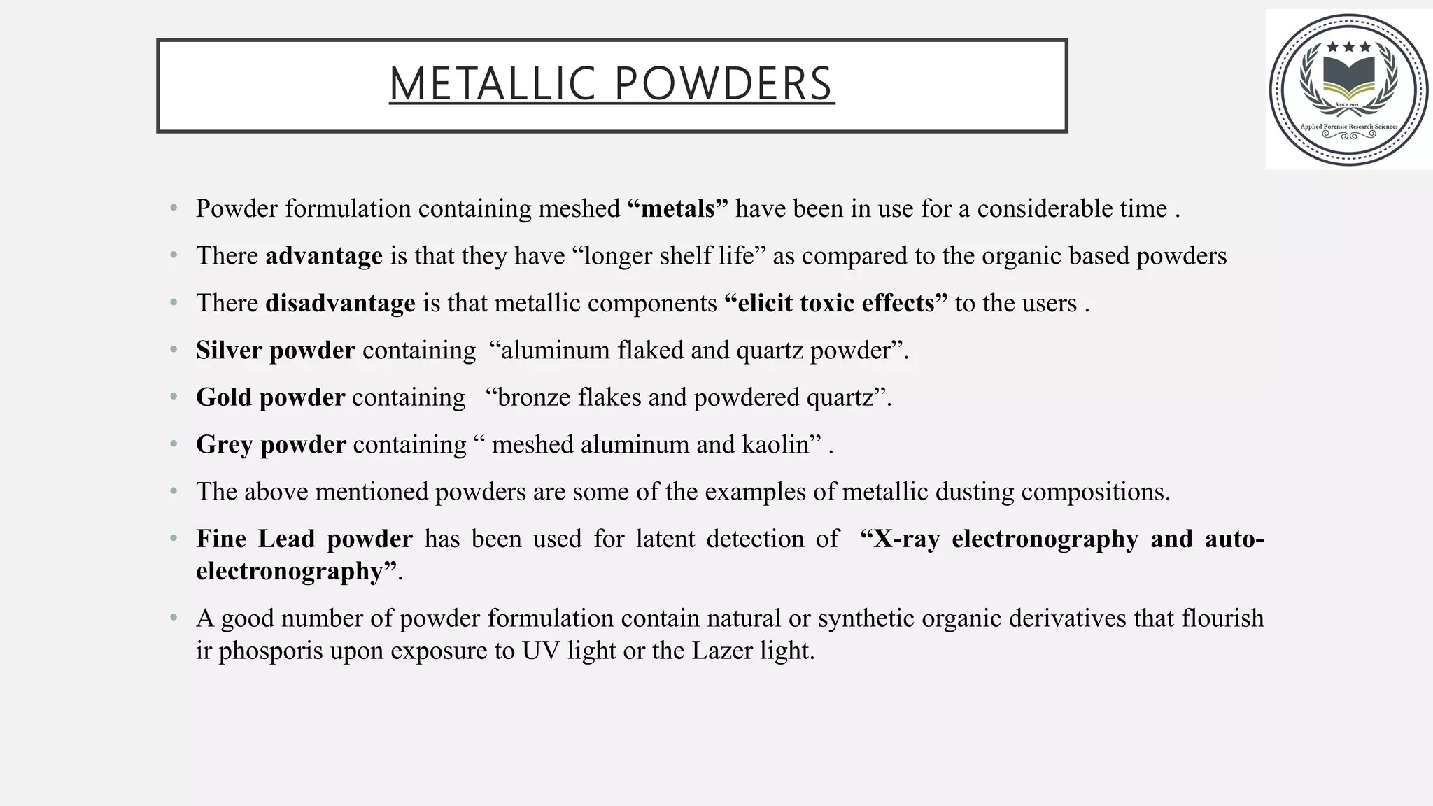 (PART-II)- Development of latent fingerprints using powders method.pptx