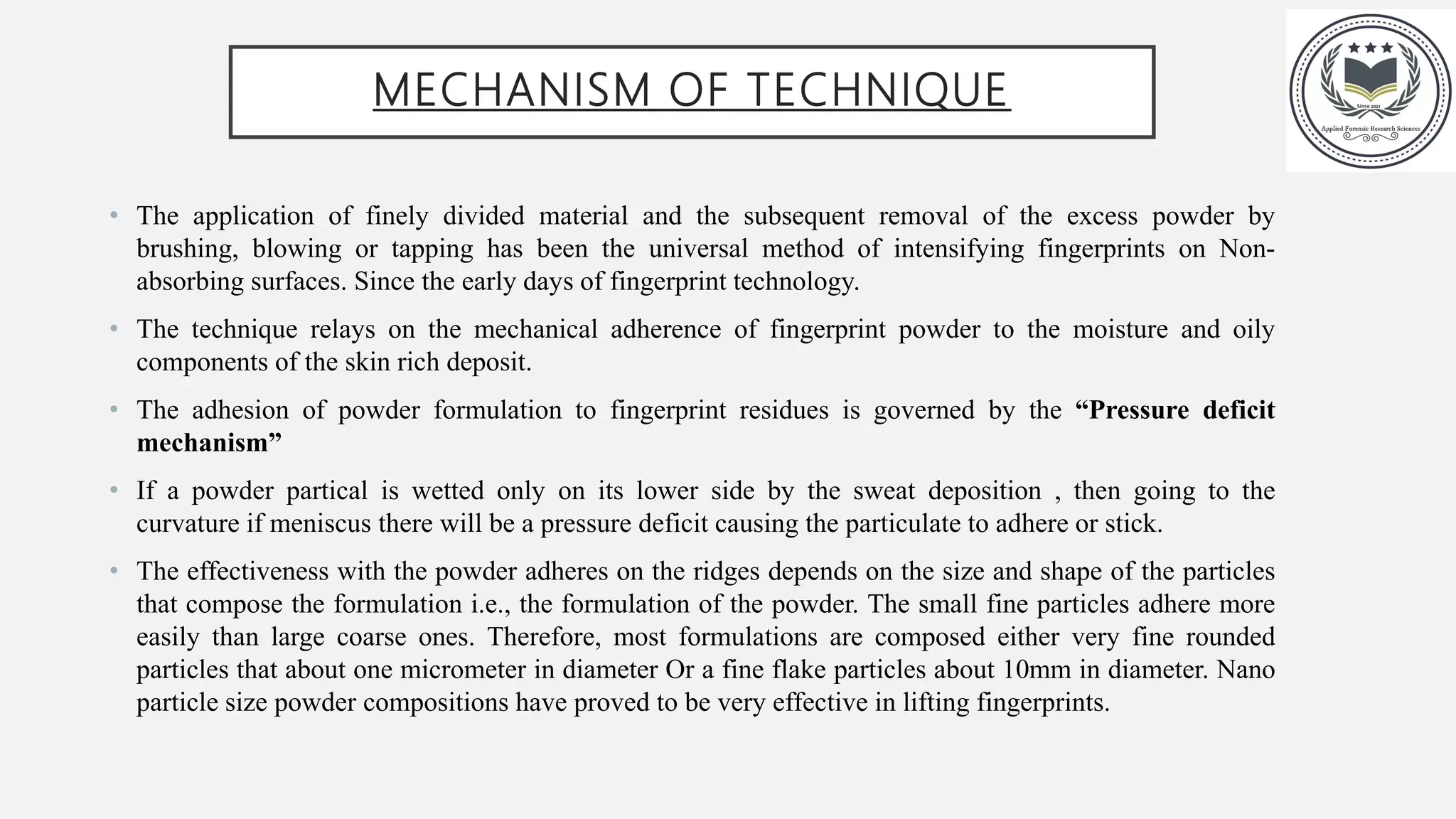 (PART-II)- Development of latent fingerprints using powders method.pptx