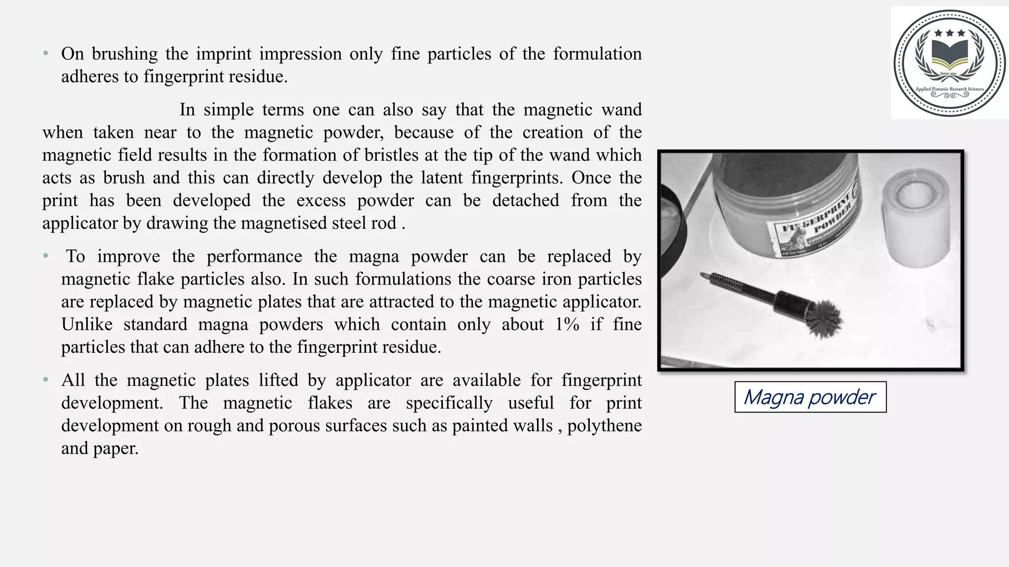 (PART-II)- Development of latent fingerprints using powders method.pptx