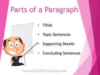 Parts Of Paragraph | PPTX