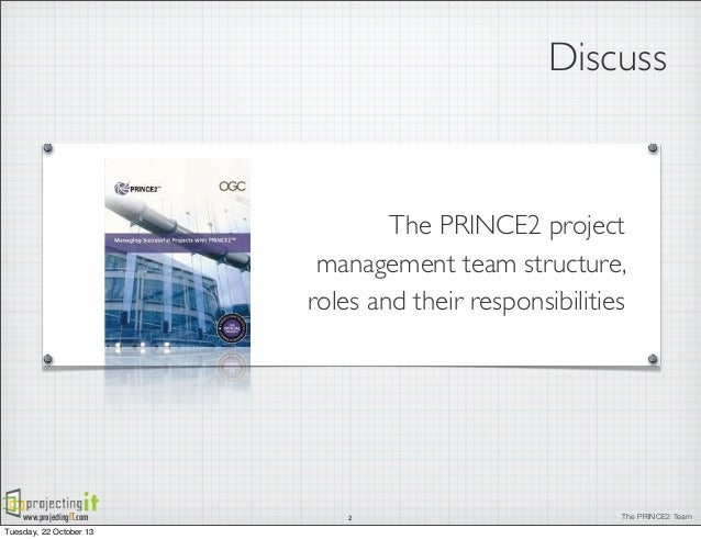 PRINCE2 Organization Theme - PRINCE2 Project Management Team - Projec…