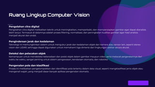 Definisi Computer Vision Computer Vision | PDF