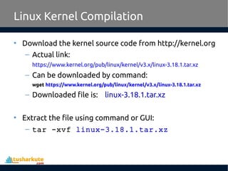 Part 01 Linux Kernel Compilation (Ubuntu) | PPT