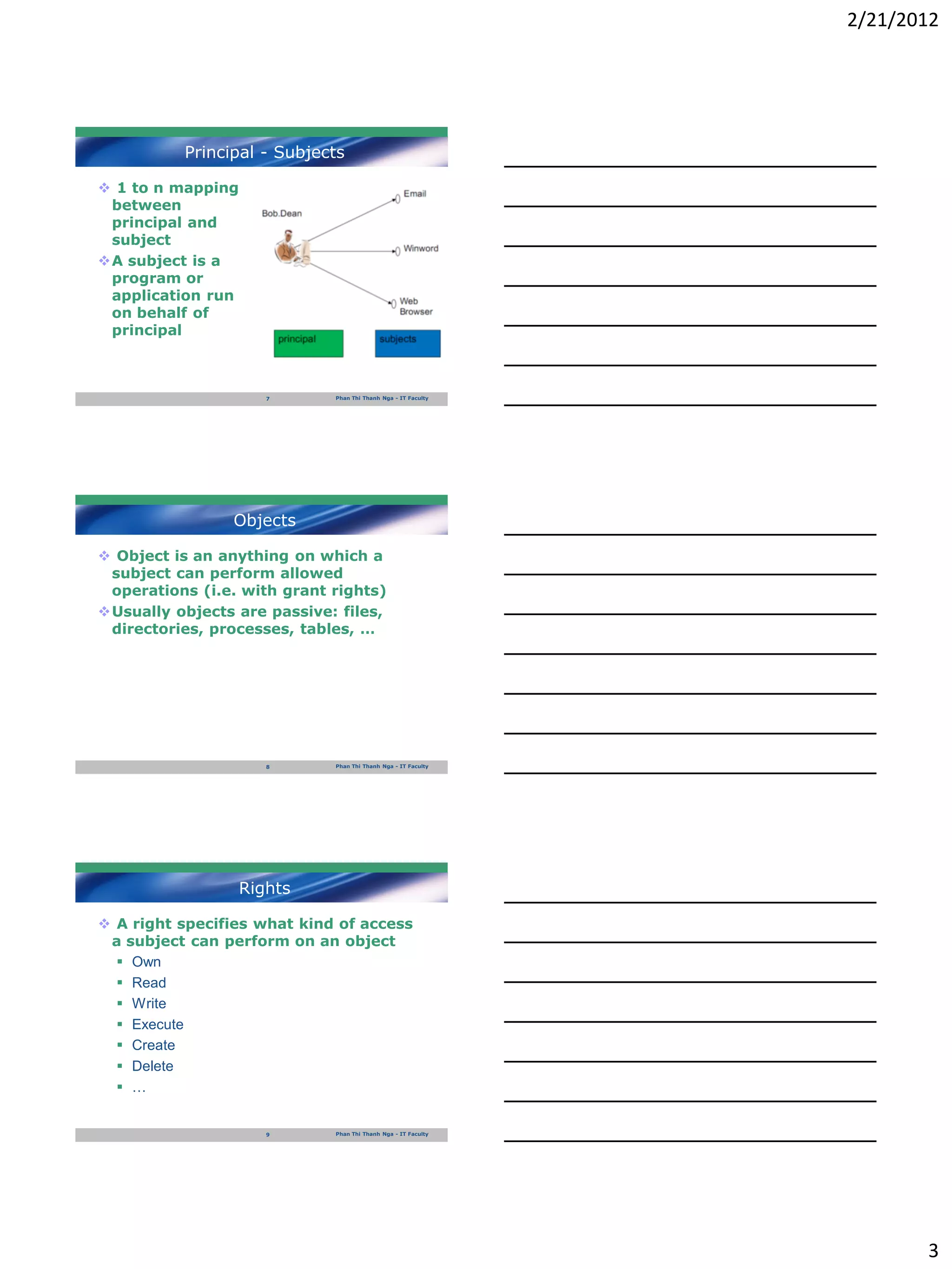 Part02 access control authentication | PDF