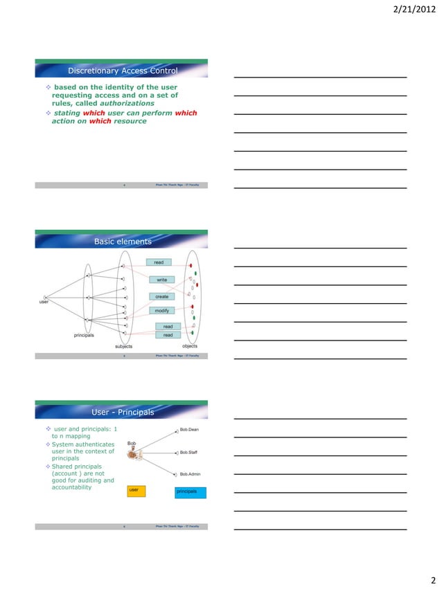 Part02 access control authentication | PDF