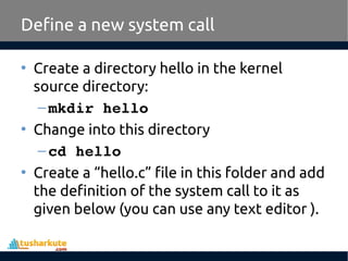 Part 04 Creating a System Call in Linux | PDF