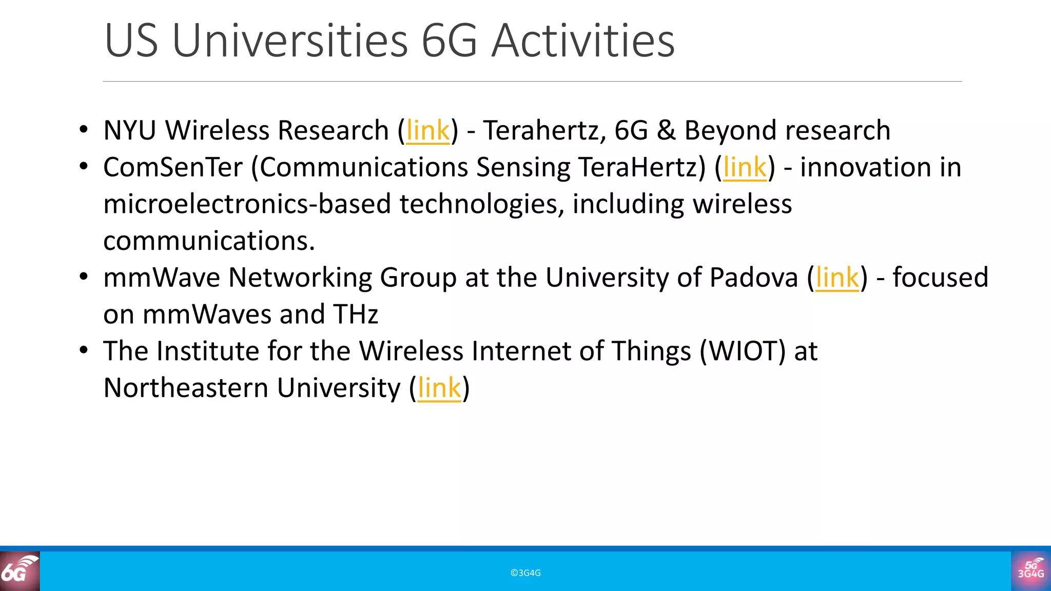 6G Training Course Part 6: 6G Groups | PPT