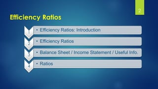 Part06 finance investment ratio analysis efficiency ratio | PDF